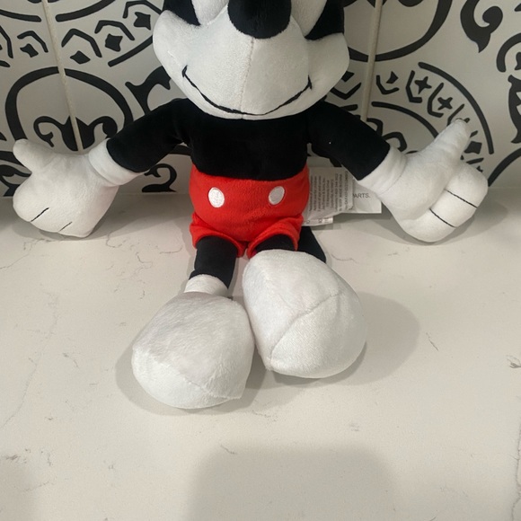 Disney | Toys | Disney Mickey Mouse 4 Plush Black And White With Red ...